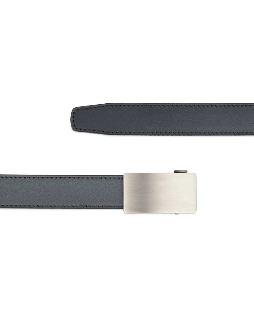 Buy Mens Grey Comfort Clickit Belt | LeatherBeltsOnline.com
