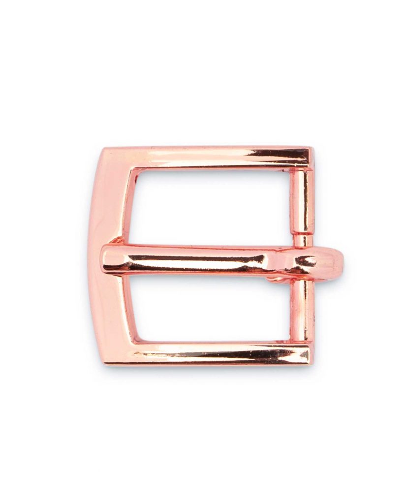 Buy Rose Gold Belt Buckle | Small 16 mm | LeatherBeltsOnline.com