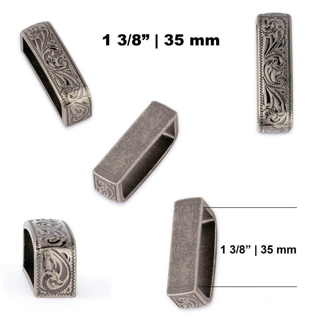 Buy Silver Metal Belt Loop 1 1/8 Inch | LeatherBeltsOnline.com
