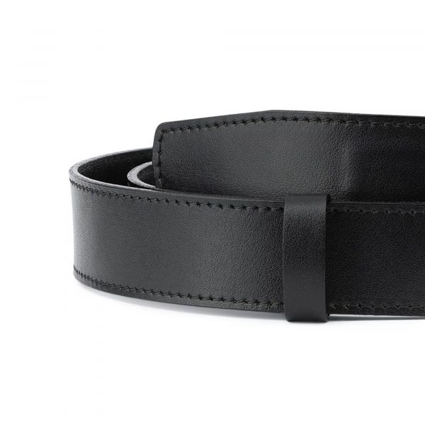 Buy Mens Ratcheting Buckle Belt Black Leather - LeatherBelts