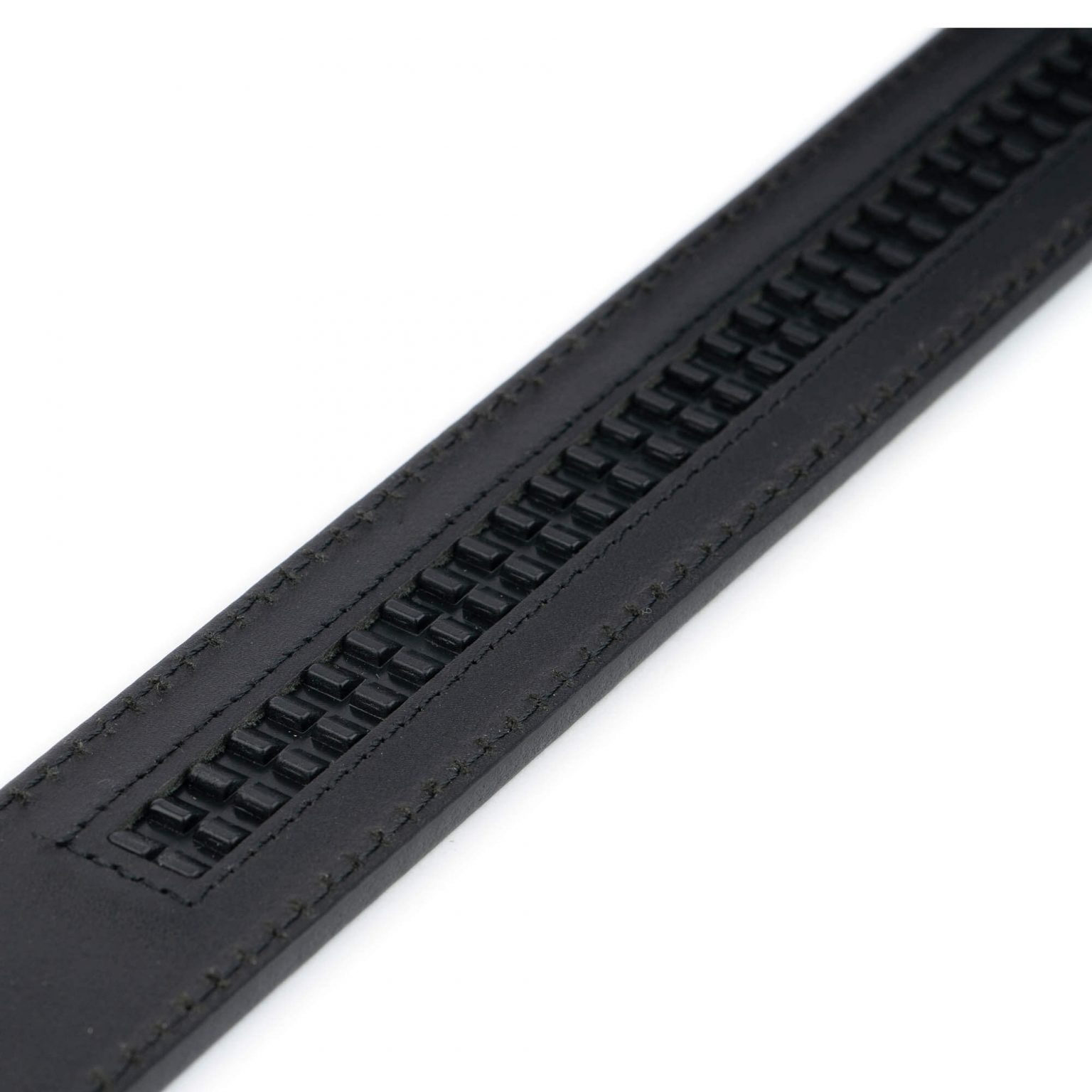 Buy Mens Ratcheting Buckle Belt Black Leather - LeatherBelts