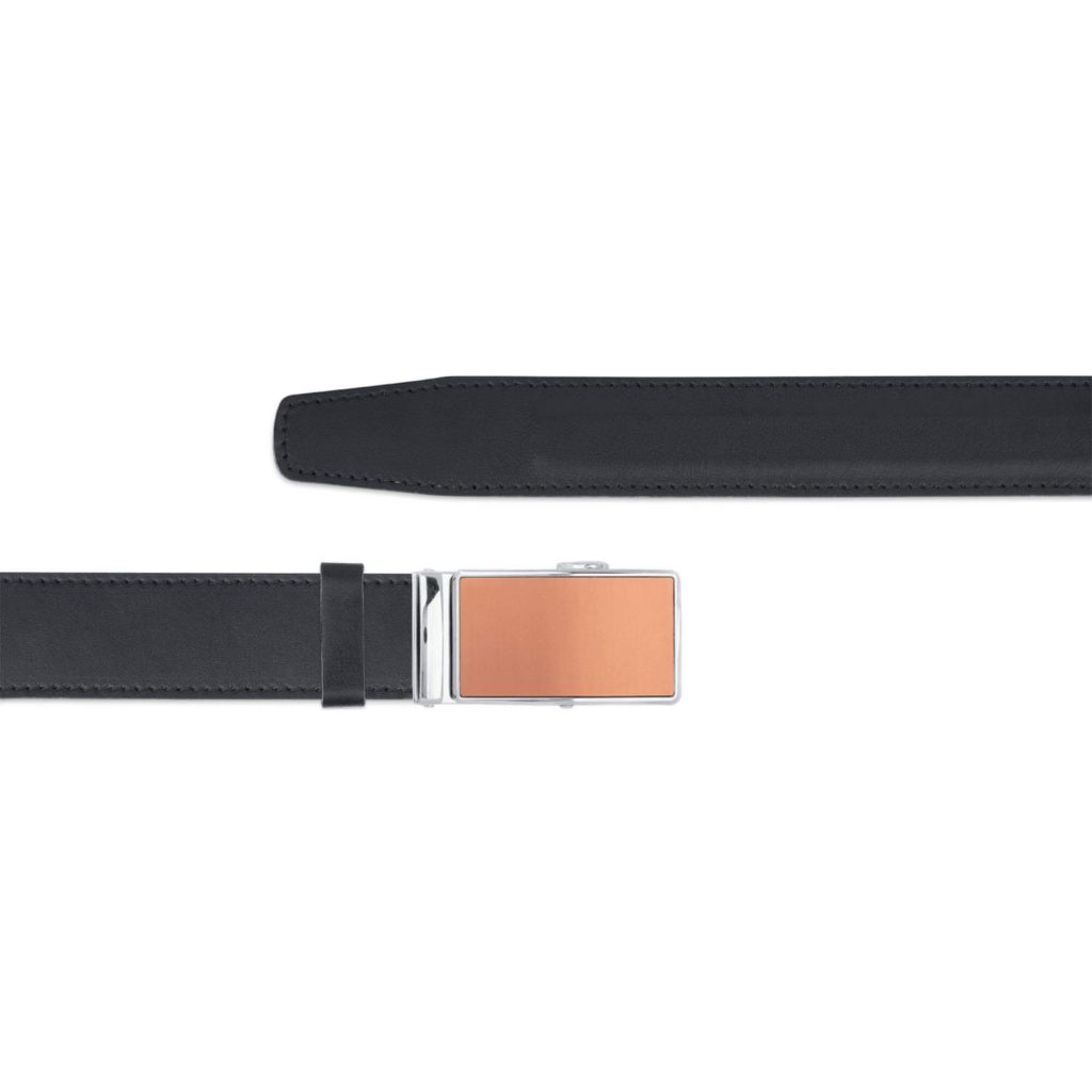 Buy Comfort Click Belt With Copper Brown Buckle - LeatherBelts