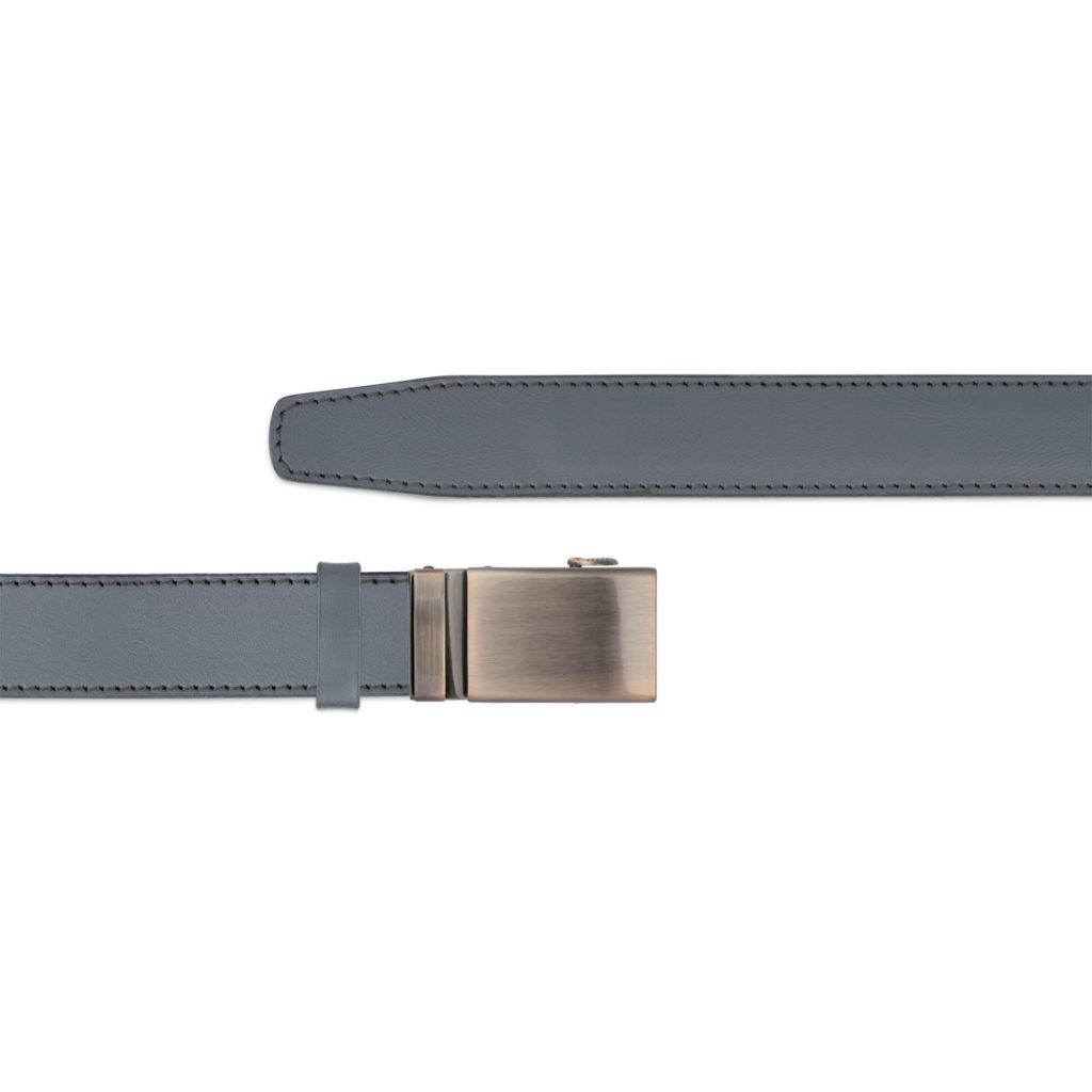 Buy Gray Comfort Click Belt With Copper Buckle - Capo Pelle