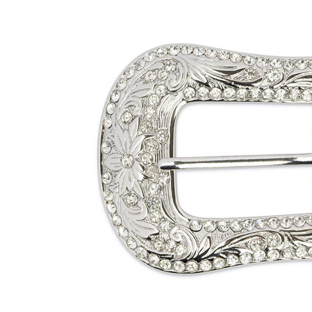 Buy Ladies Rhinestone Western Belts With Crystal Buckle