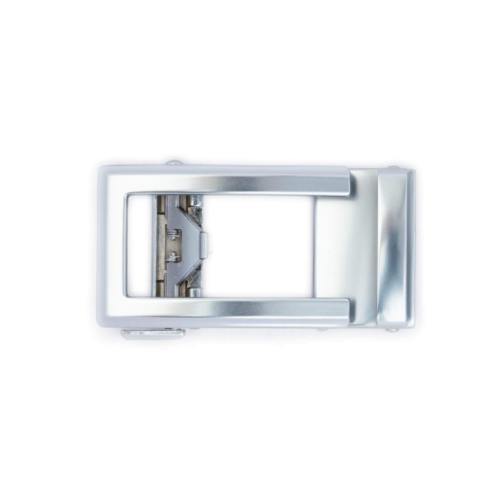 Buy Mens Silver Slide Buckle For Automatic Belts - Capo Pelle