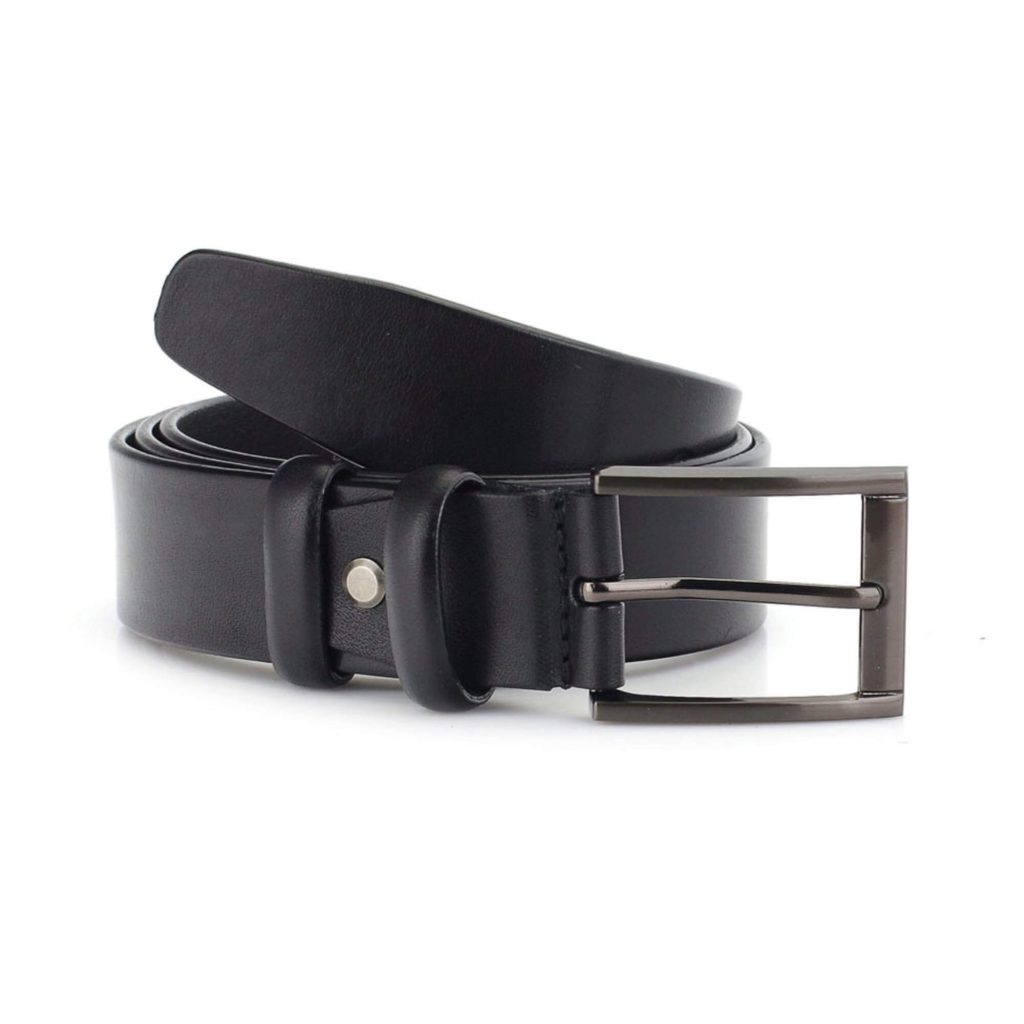 Buy 100 Percent Leather Mens Belt - Black Full Grain 1 3/8 Inch