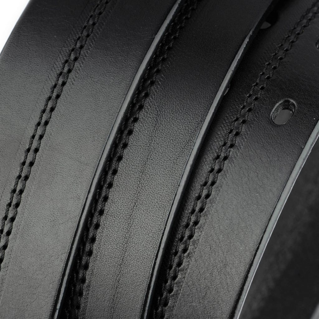 Buy Black Two Hole Belt For Jeans - Double Prong Heavy Duty