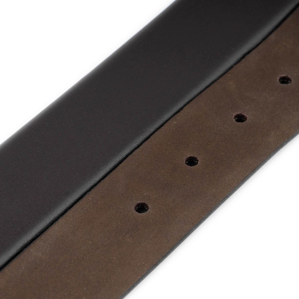 Buy Dark Brown Leather Belt Strap Replacement With Hole