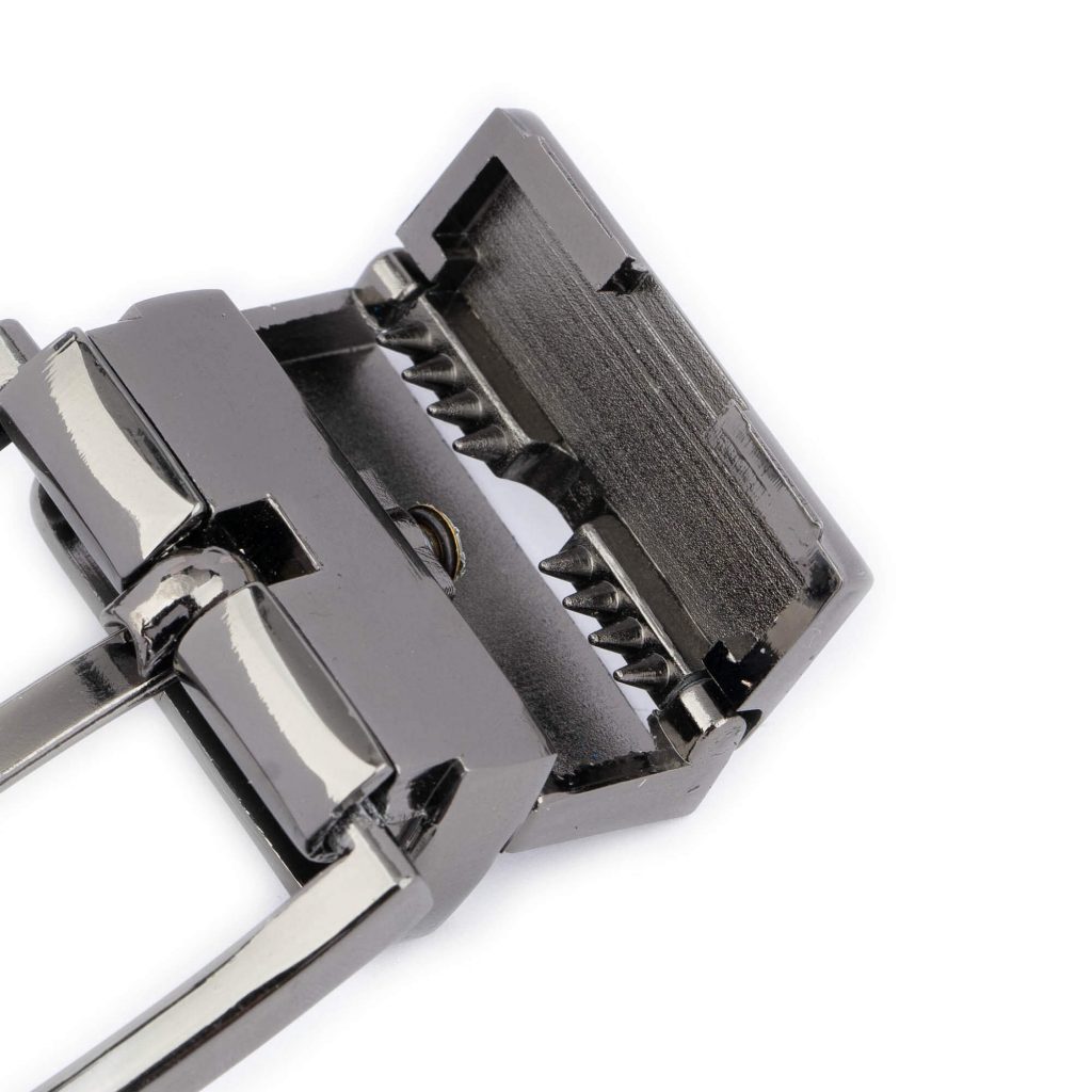 Buy Gunmetal Reversible Buckle For Leather Belt 3.5 Cm