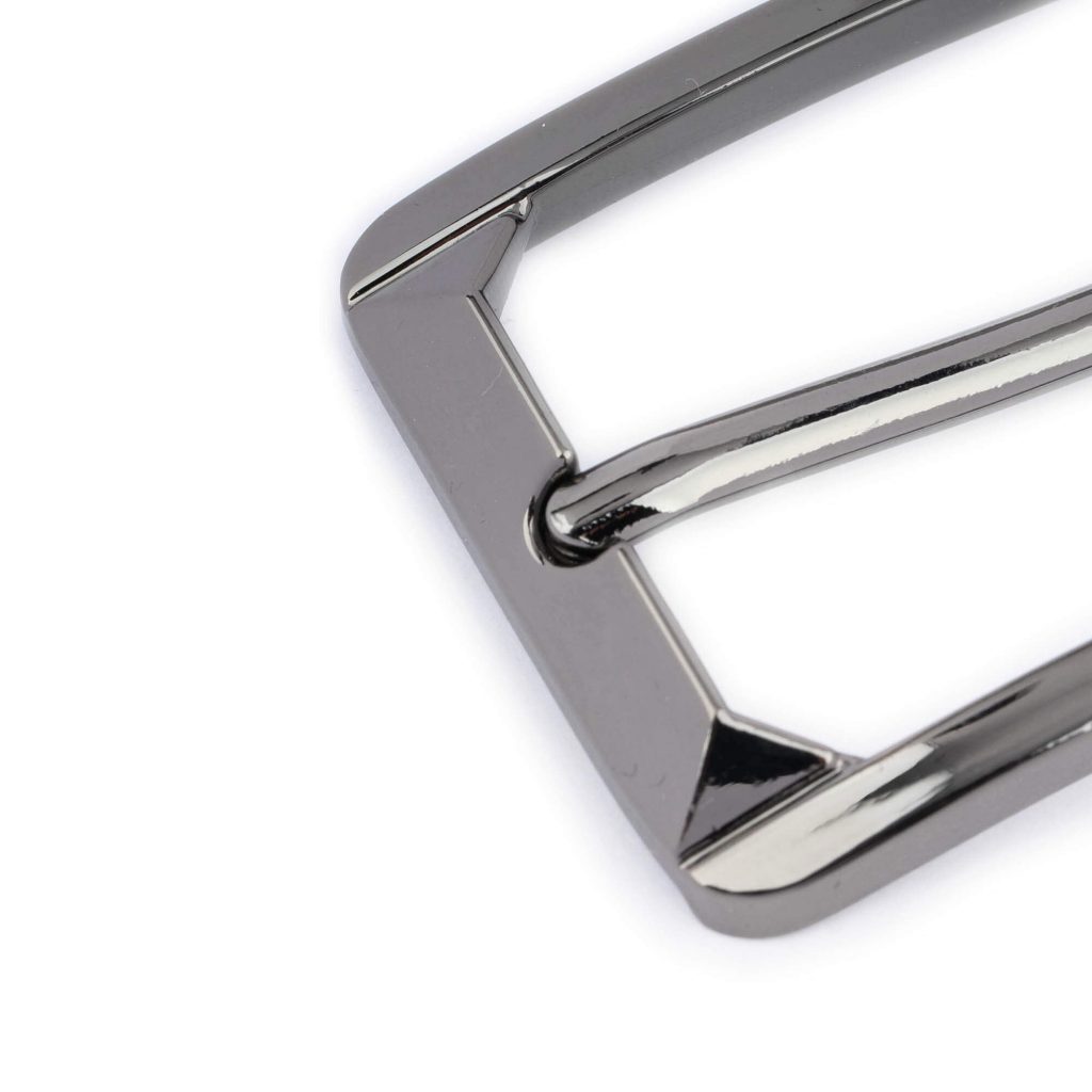 Buy Gunmetal Reversible Buckle For Leather Belt 3.5 Cm