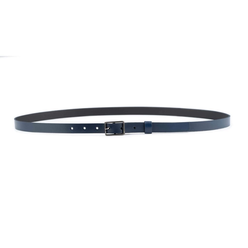 Buy Ladies Navy Blue Belt For Dress - Genuine Leather