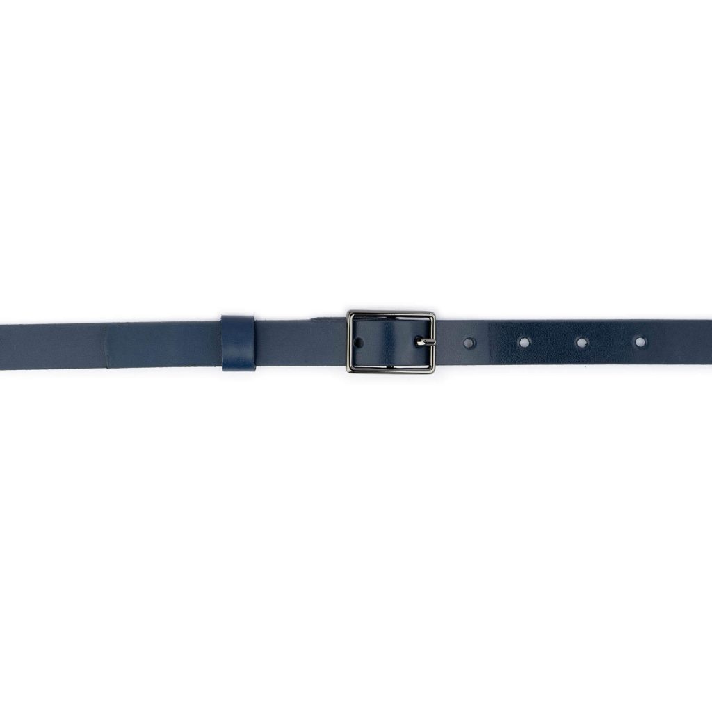 Buy Ladies Navy Blue Belt For Dress - Genuine Leather