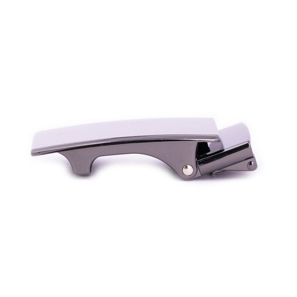 Buy Silent Automatic Mens Clasp Belt Buckle - LeatherBeltsOnline.com