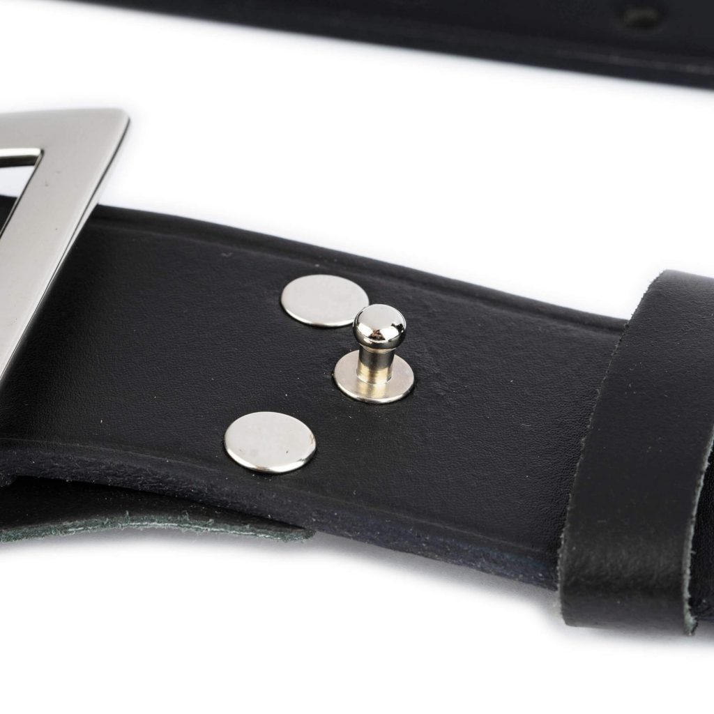 Buy Police Duty Belt - Black Genuine Leather - LeatherBeltsOnline.com
