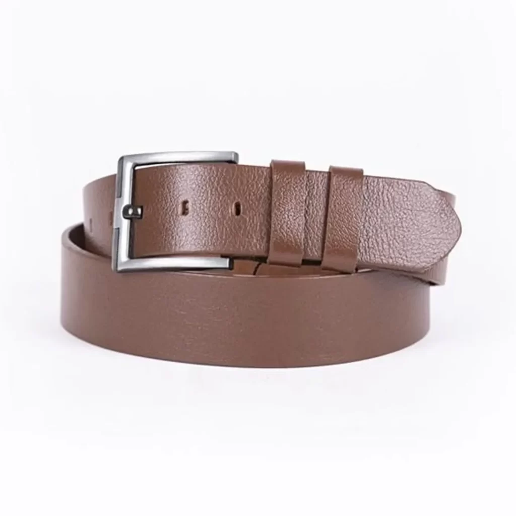 Buy Brown Mens Belt Wide Casual Genuine Leather - LeatherBeltsOnline.com