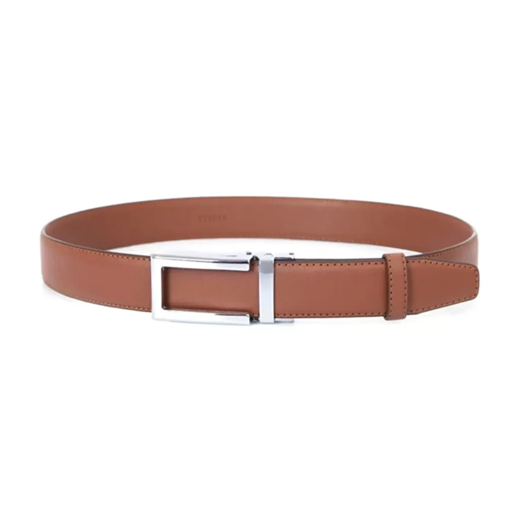 Buy Light Brown Ratchet Vegan Belt For Men - LeatherBeltsOnline.com