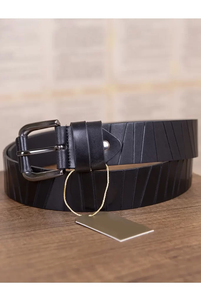 Buy Black Stylish Belt For Men - LeatherBeltsOnline.com