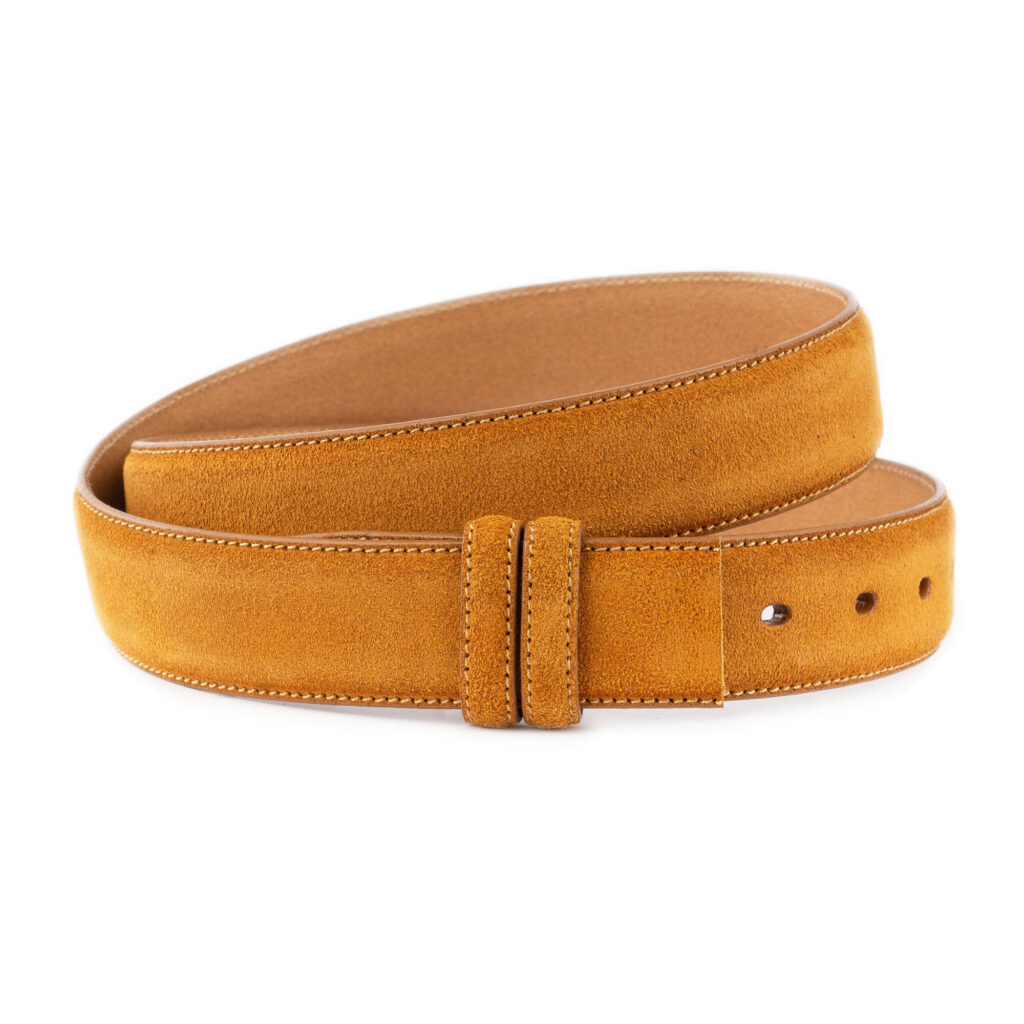 Buy Camel Suede Belt Straps For Buckles Replacement 1 3/8 ...