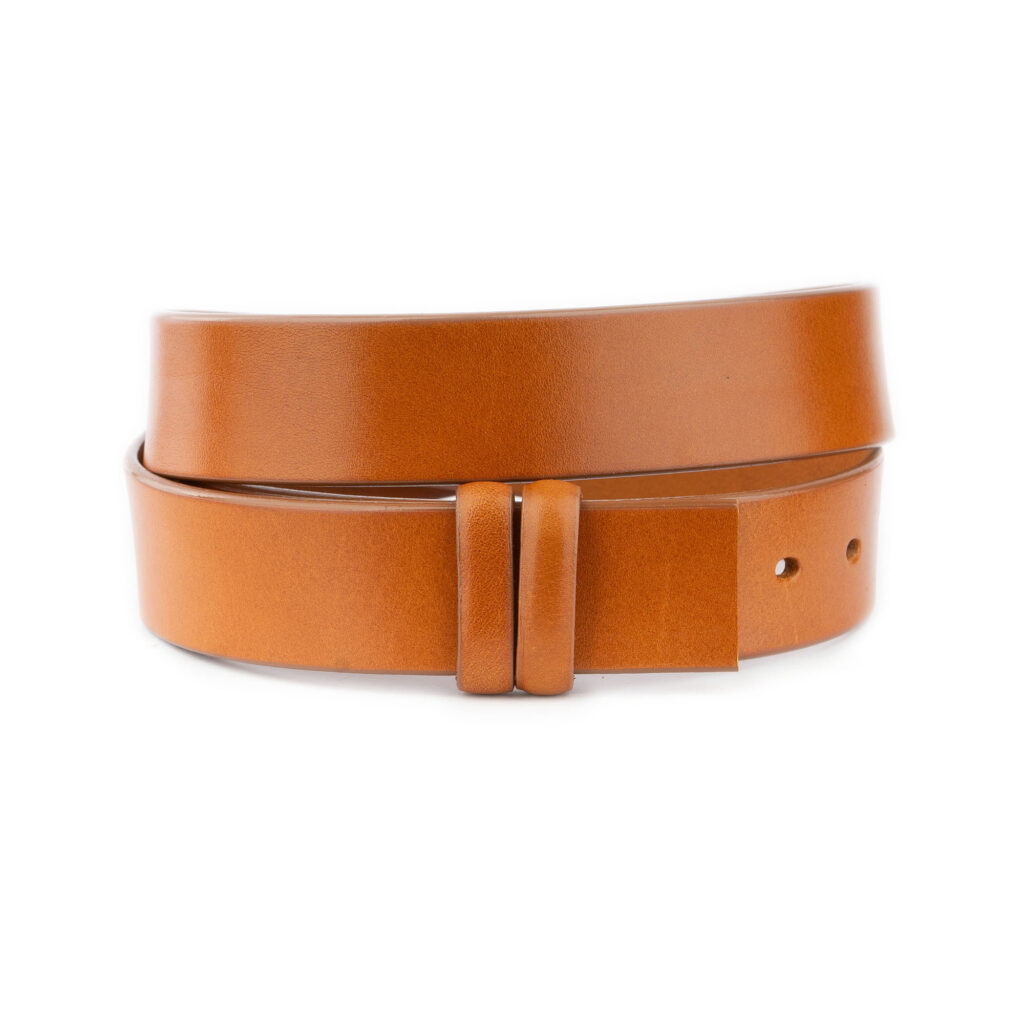 Buy Tan Belt Straps Leather Thick 1 1/2 Inch - LeatherBeltsOnline.com