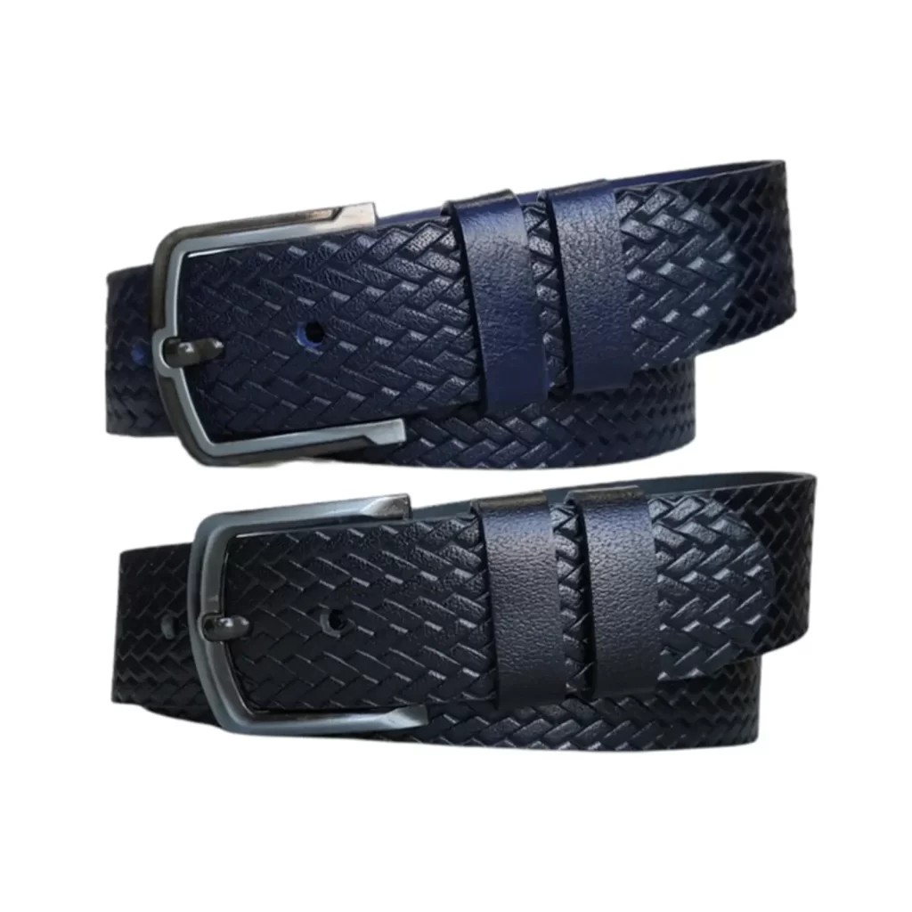 Buy Gents Belts For Denim 2 Piece Gift Set Extra Wide 4.5 Cm ...