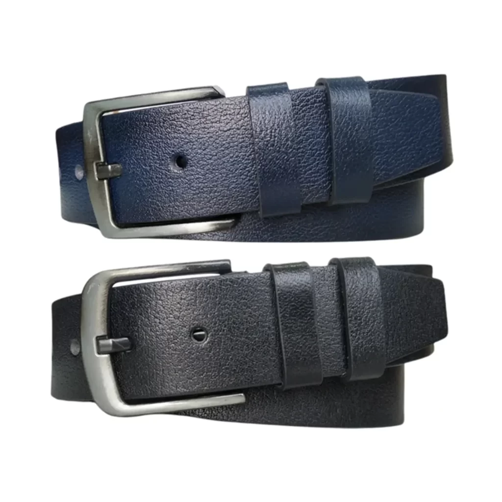 Buy Gents Belts For Denim 2 Piece Gift Set Extra Wide 4.5 Cm ...