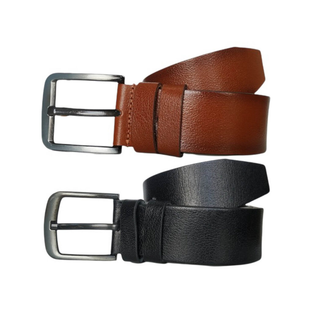 Buy Gents Belts For Denim 2 Piece Gift Set Extra Wide 4.5 Cm ...