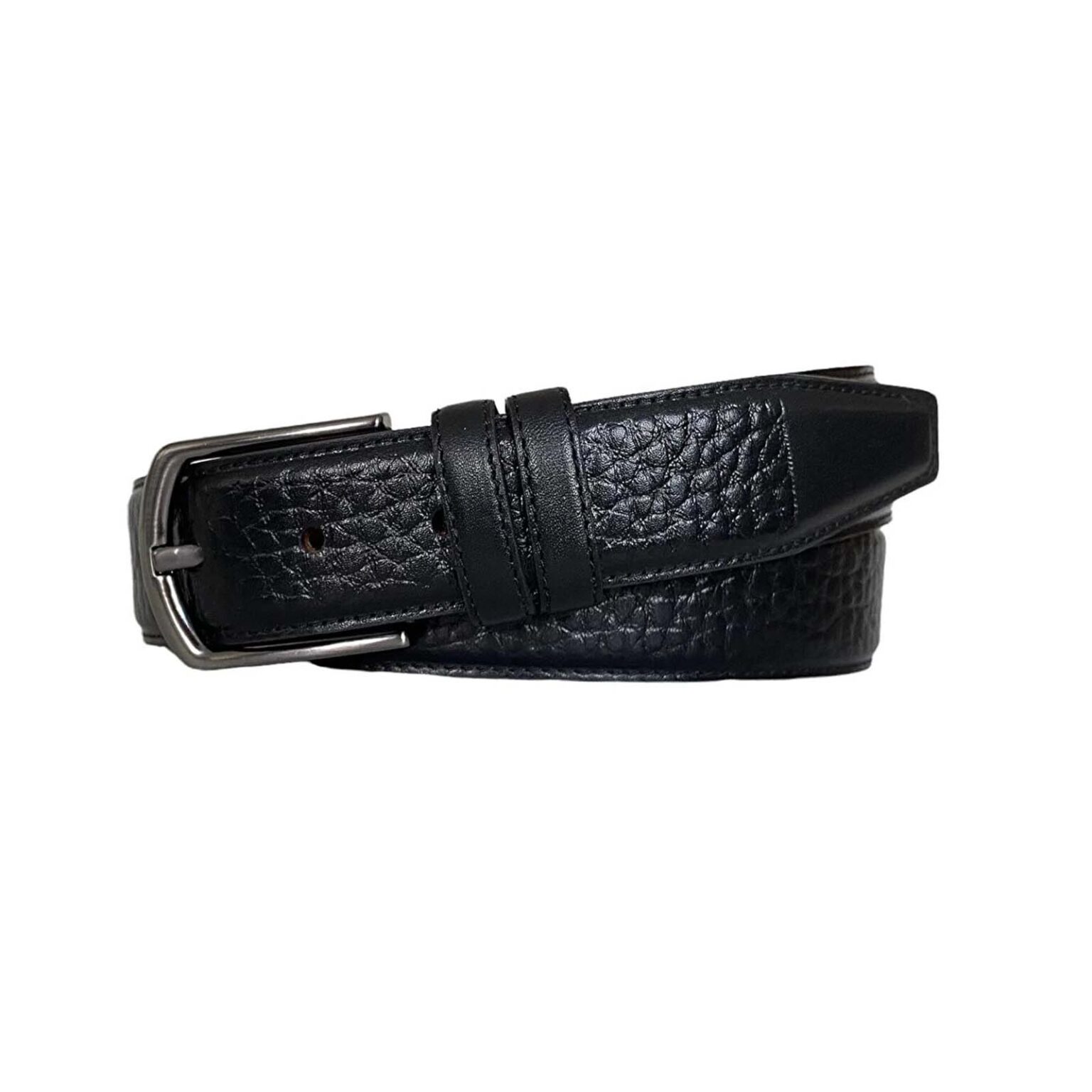 Buy Classic Gents Formal Belt Black Real Leather - LeatherBeltsOnline.com