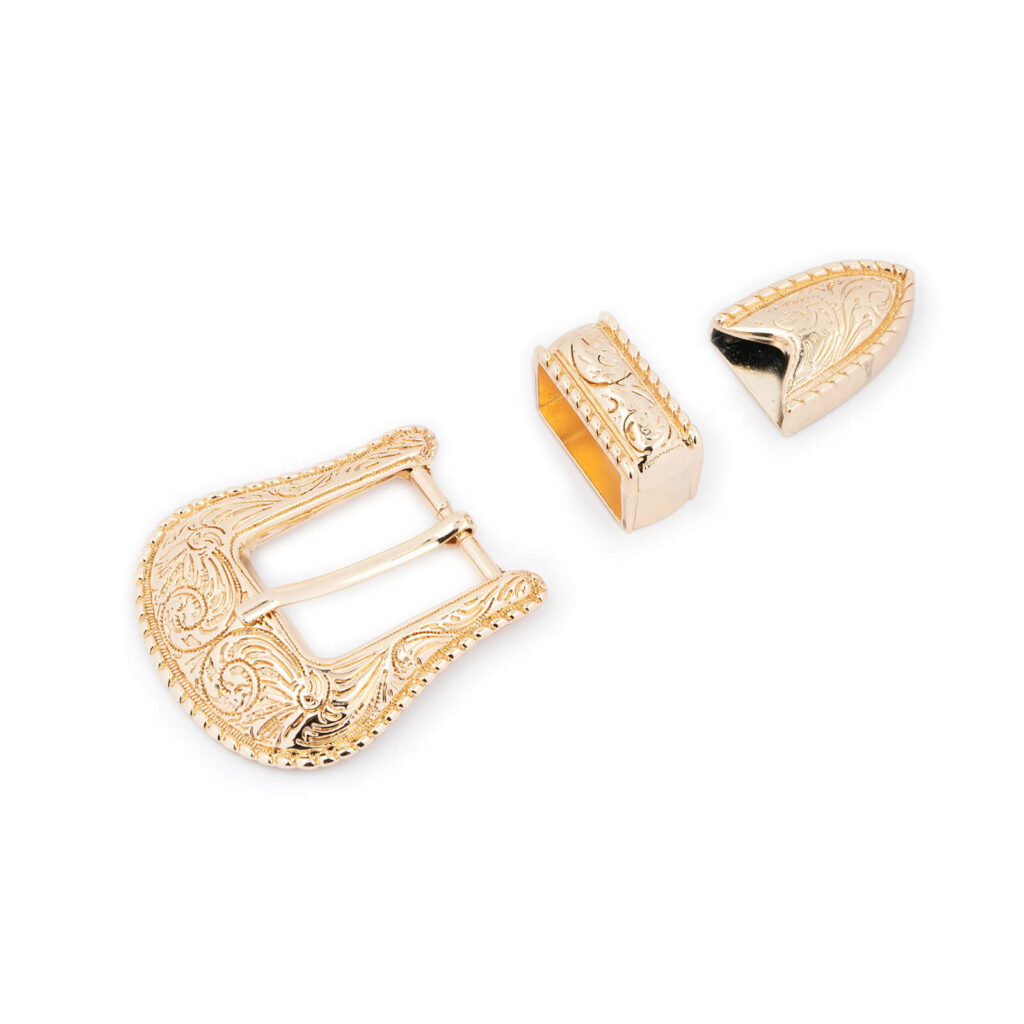 Buy Rose Gold Cowgirl Belt Buckle Small 3 Piece Set ...