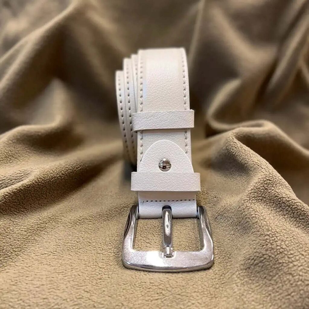 Buy White Buffalo Belt For Denim 4.0 Cm - LeatherBeltsOnline.com
