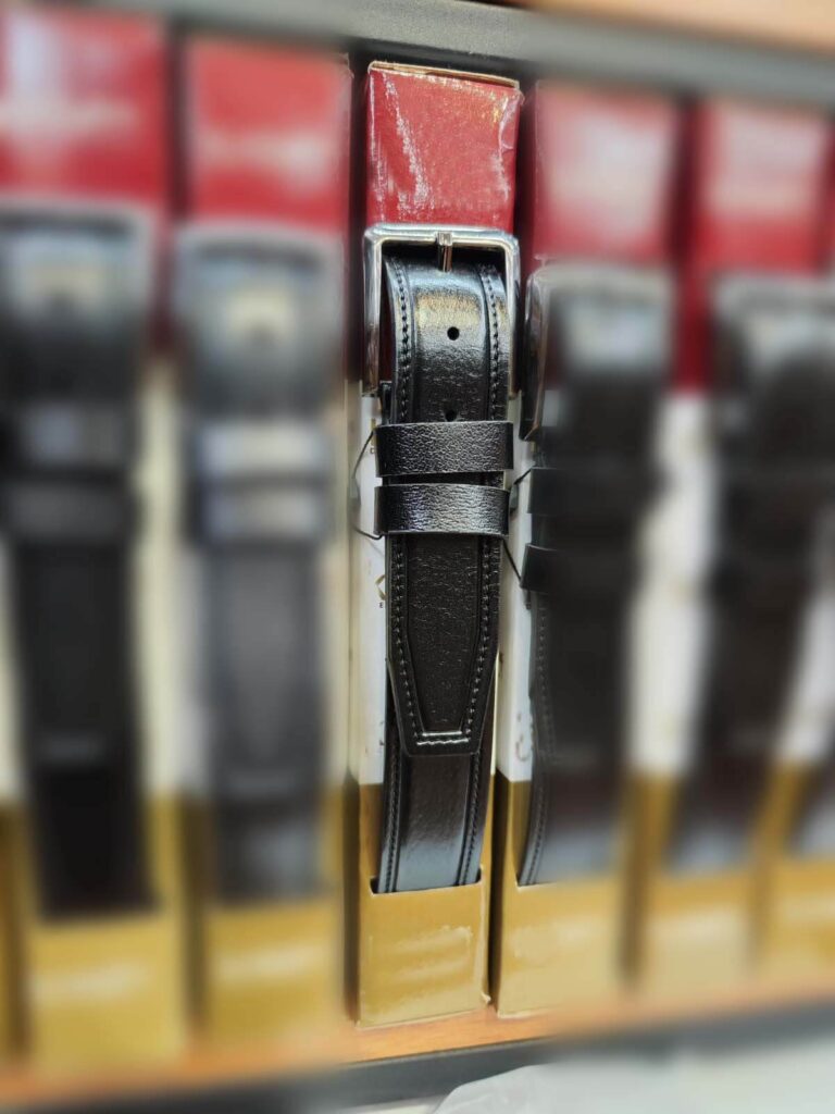Buy Black Buffalo Leather Belt For Men - LeatherBeltsOnline.com
