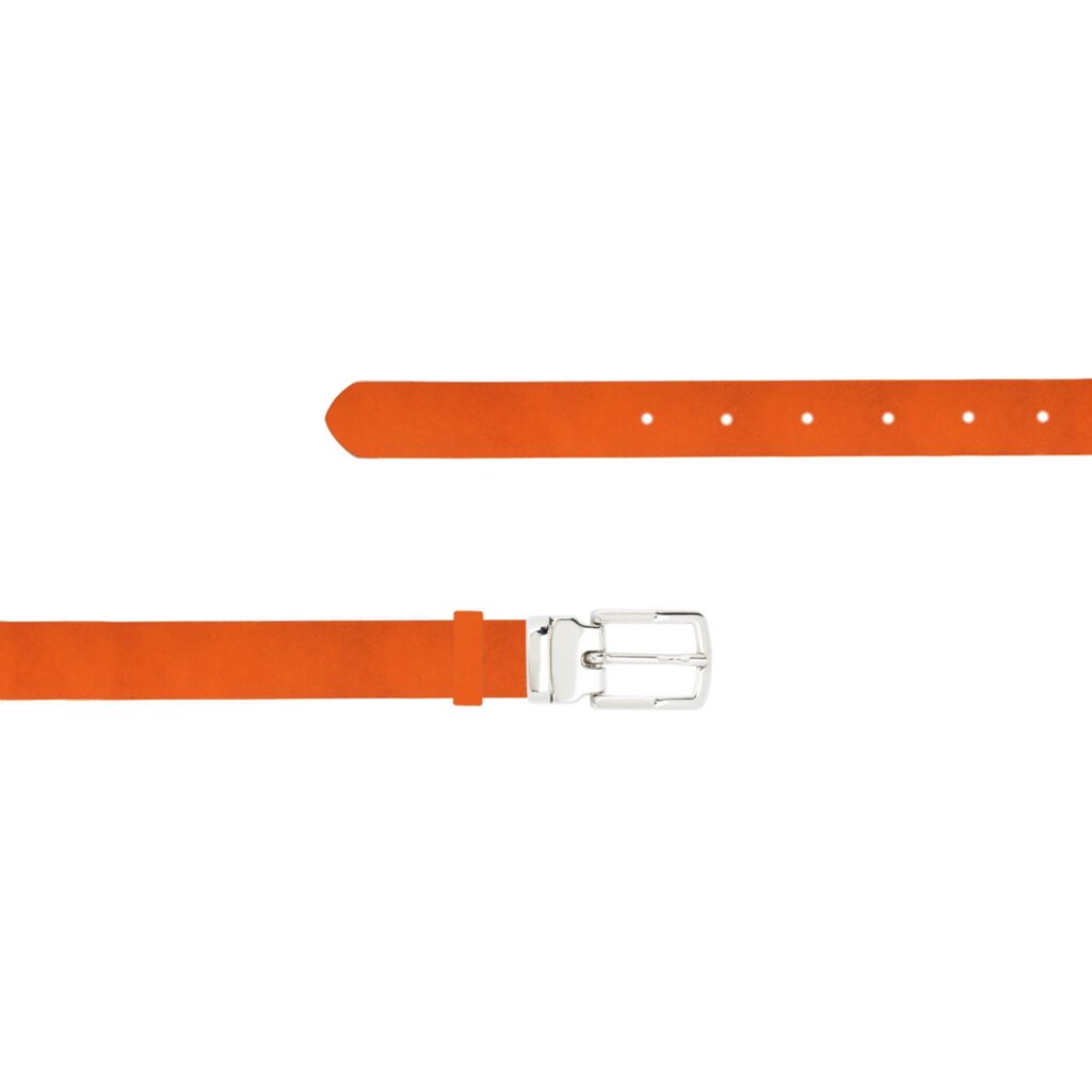 Buy Fashion Belts For Ladies Orange Genuine Leather ...