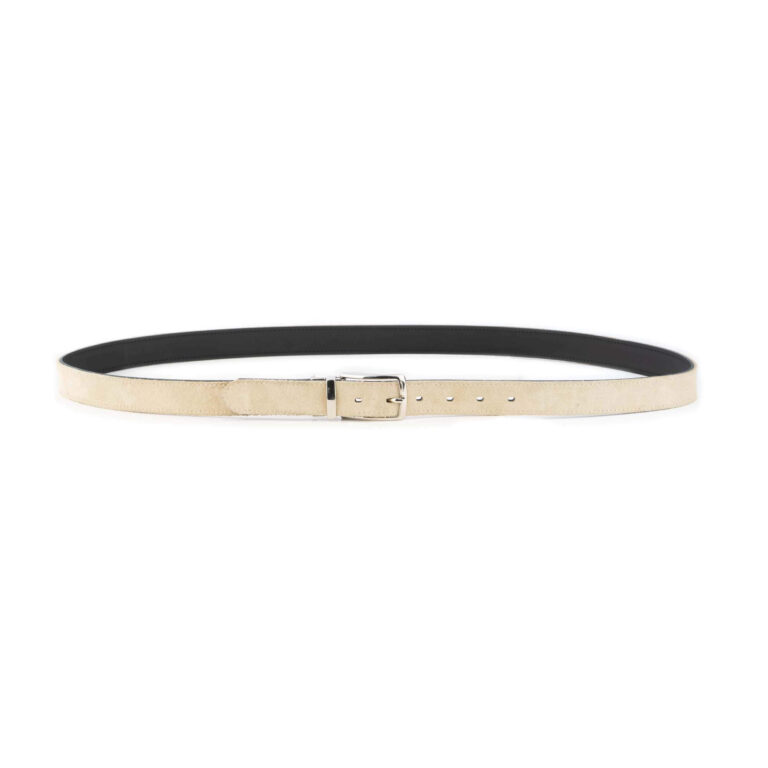 Buy Beige Suede Mens Reversible Belt - LeatherBeltsOnline.com